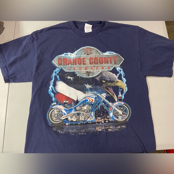 Delta | Shirts | Vintage Orange County Choppers Motorcycle Graphic Tee ...
